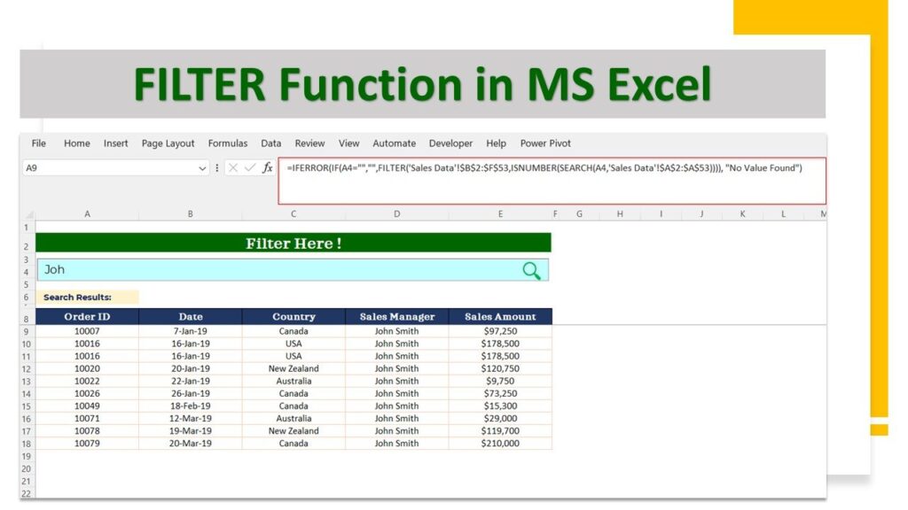 Mastering Data Filtering in Excel: A Comprehensive Guide - Excel Au