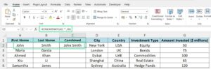 Mastering Excel: Combining and Merging Text Across Cells - Excel Au