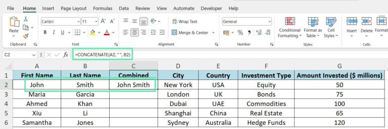 Mastering Excel: Combining and Merging Text Across Cells - Excel Au